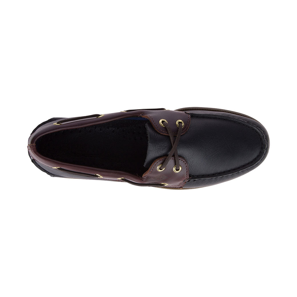 Sperry A/O 2-Eye รองเท้าหนังแบบสวม ผู้ชาย สีดำ - 0191486 – Sperry Thailand