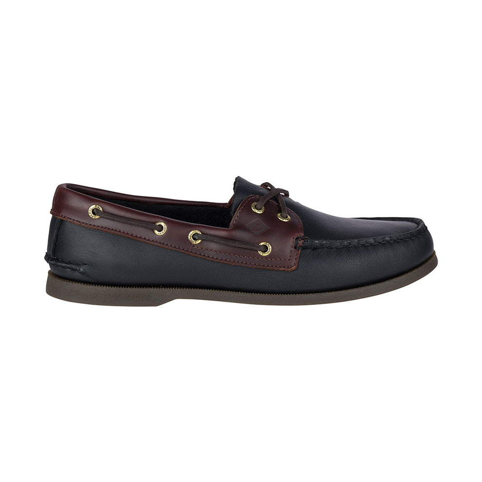 Sperry A/O 2-Eye รองเท้าหนังแบบสวม ผู้ชาย สีดำ - 0191486 – Sperry Thailand